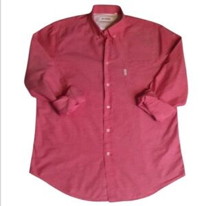 Ben Sherman | Shirts | Ben Sherman Mens Red Button Up Shirt Sz Large ...